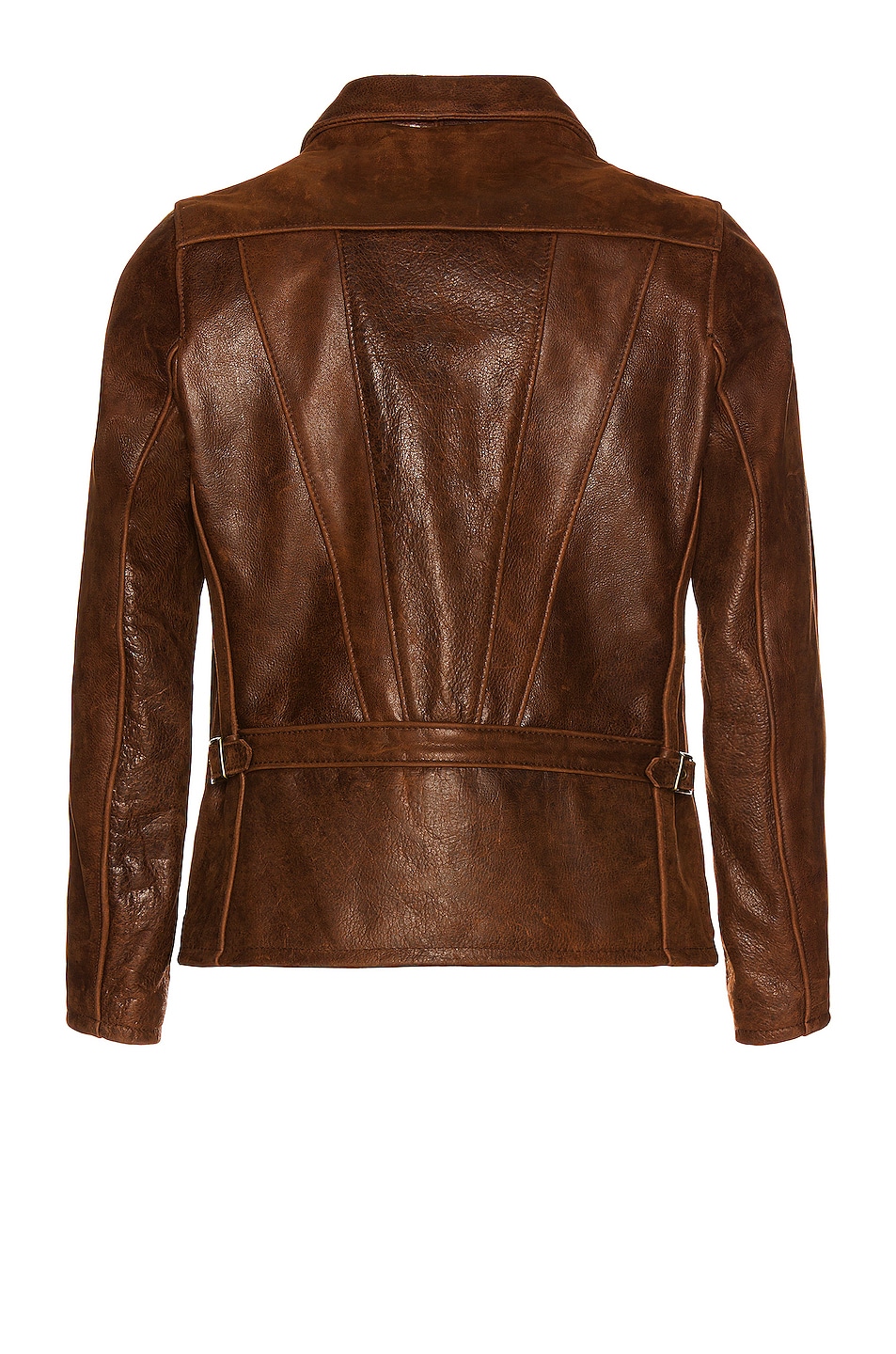 SCHOTT Waxy Buffalo Leather Sunset Jacket - Brown | Editorialist
