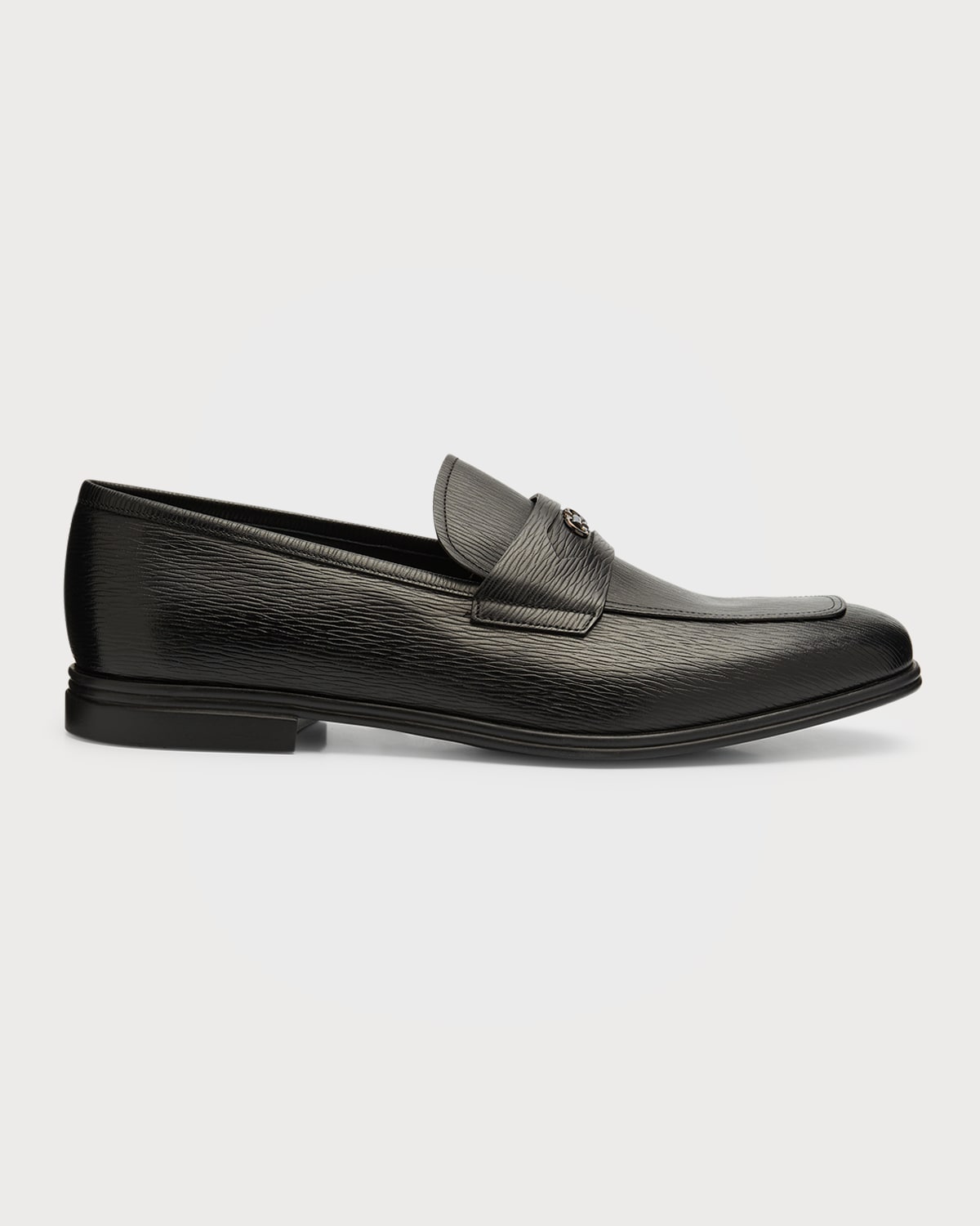 Ferragamo Martin Gancino Penny Loafers Nero. 
Size 8.5 E. Ferragamo Men main image 2