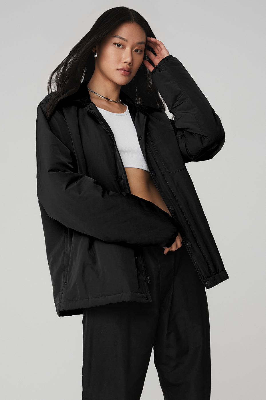 alo yoga ジャケット Alo Yoga Legend Jacket - Black | Editorialist