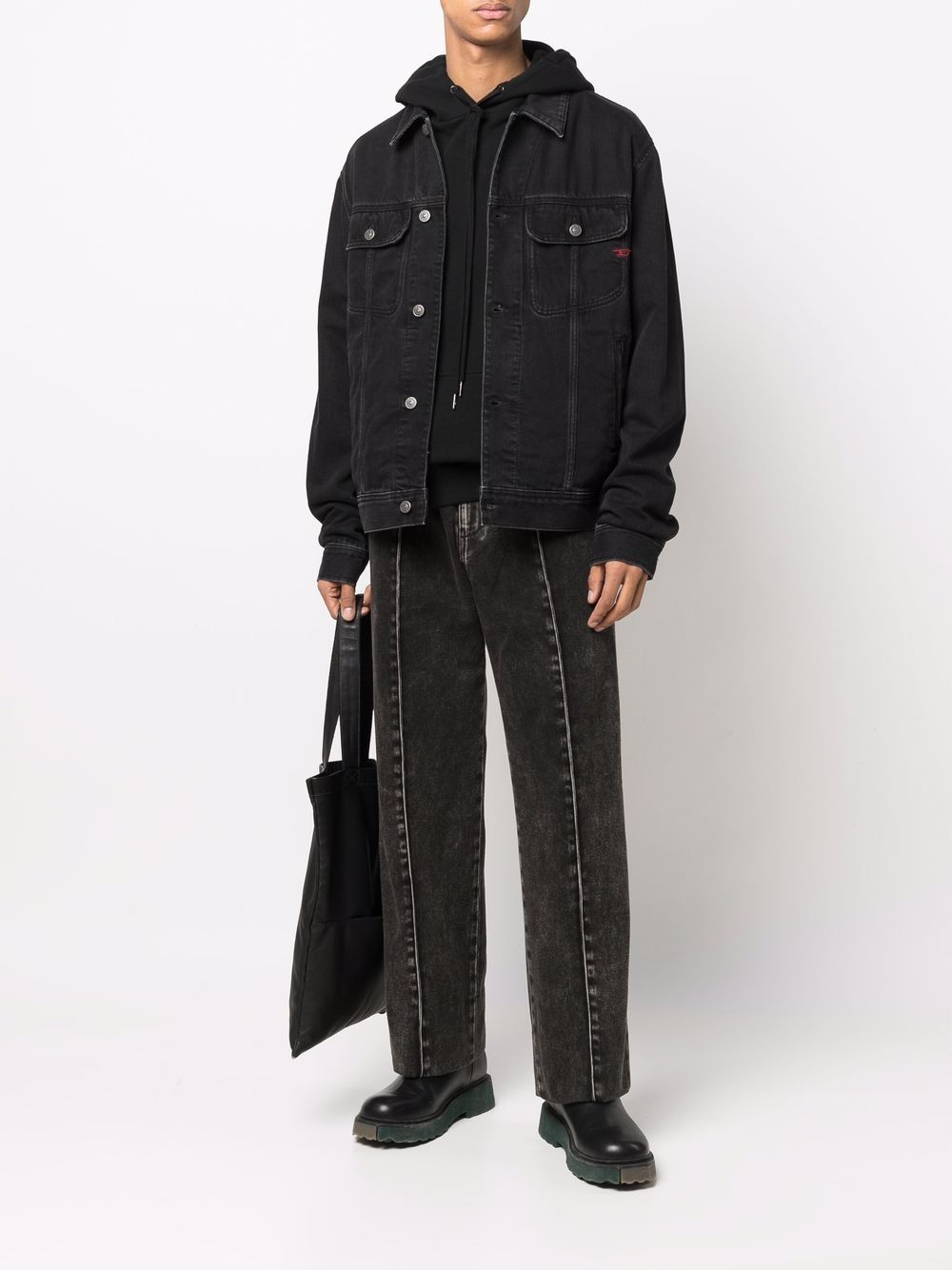 DIESEL® Diesel Button-Up Denim Jacket