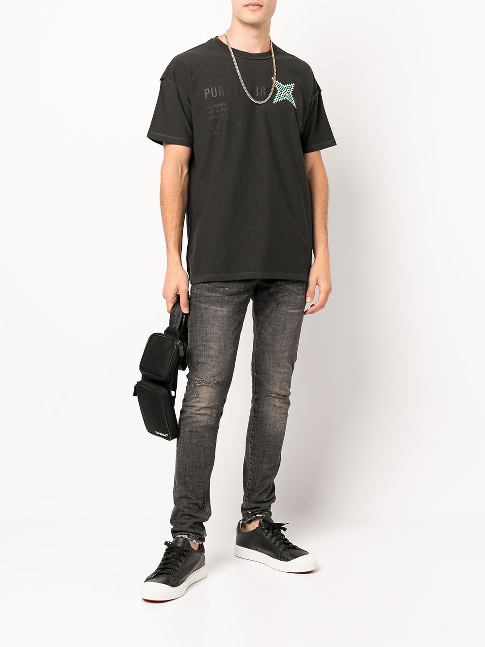 PURPLE BRAND Mid-Rise Skinny Jeans