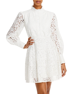 bardot cleo lace mini dress Bardot Cleo Lace Mini Dress In Ivory - 76% Off