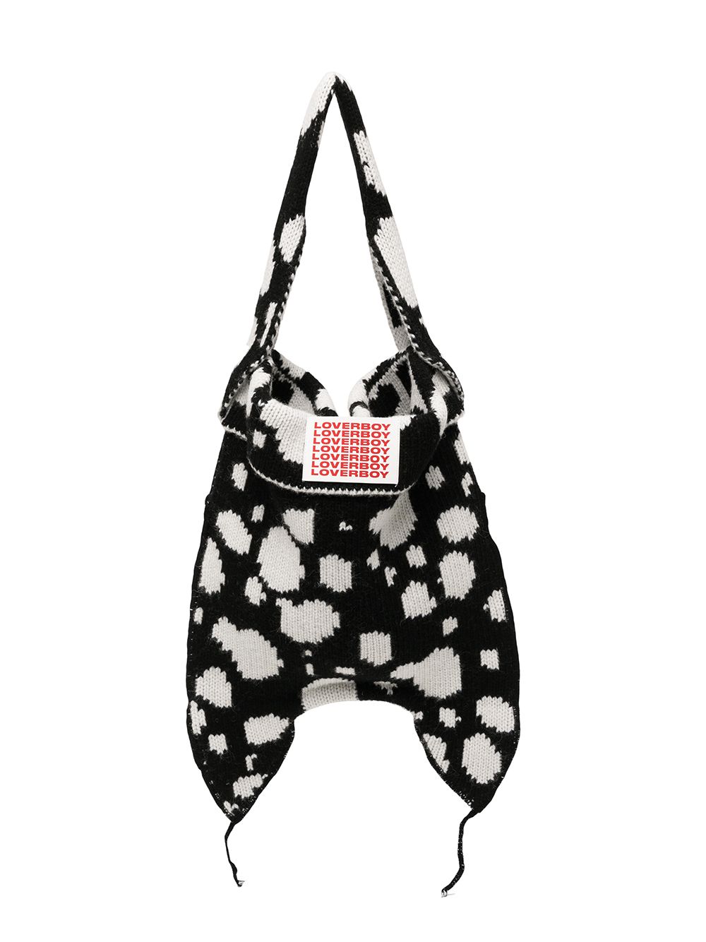 Charles Jeffrey Knitted Tote Bag In Black - 30% Off | Editorialist