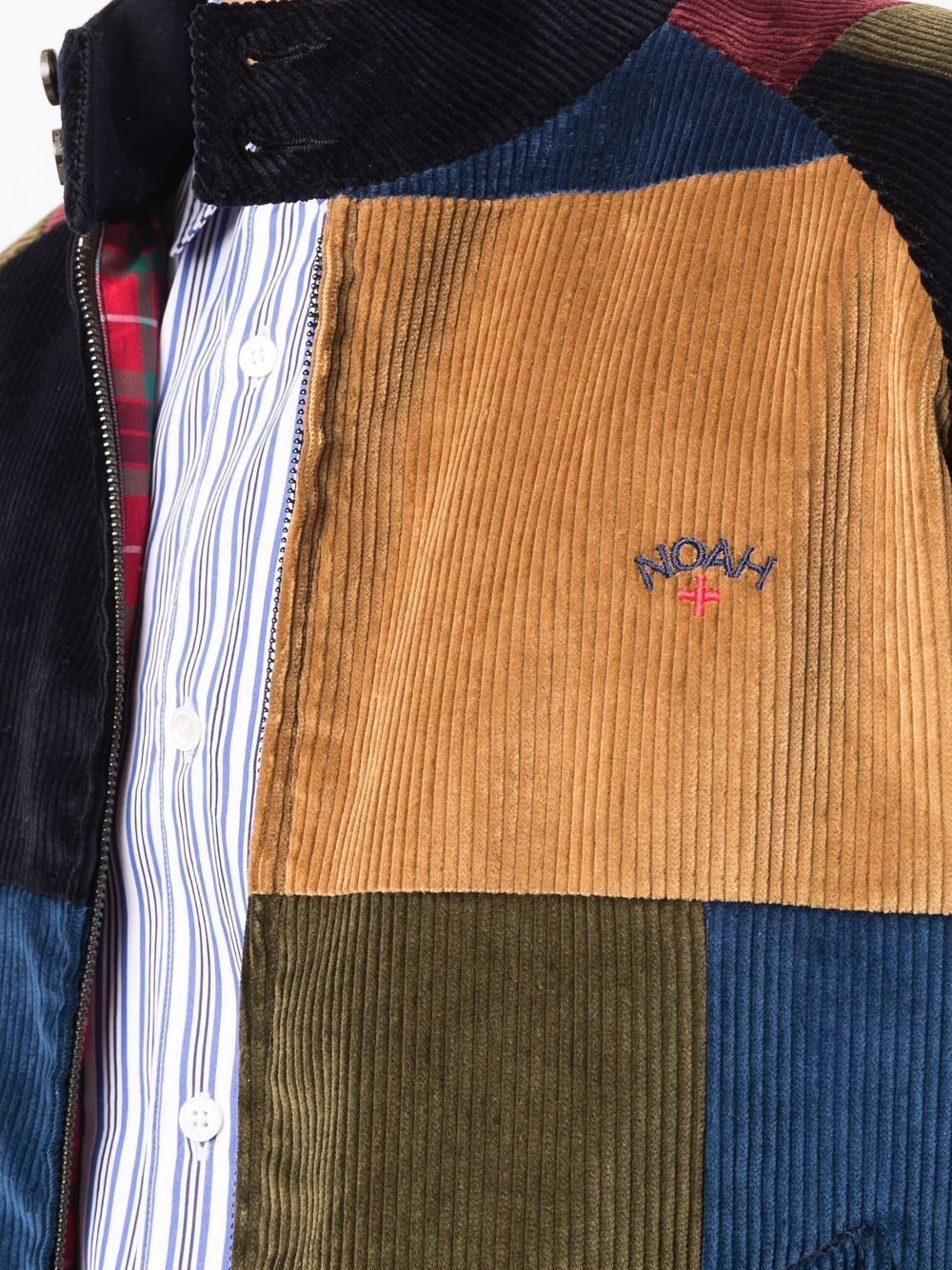 Baracuta X Noah Patchwork Corduroy Jacket In Blue - 44% Off