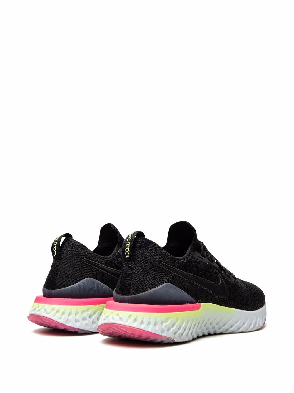nike epic react flyknit women's black