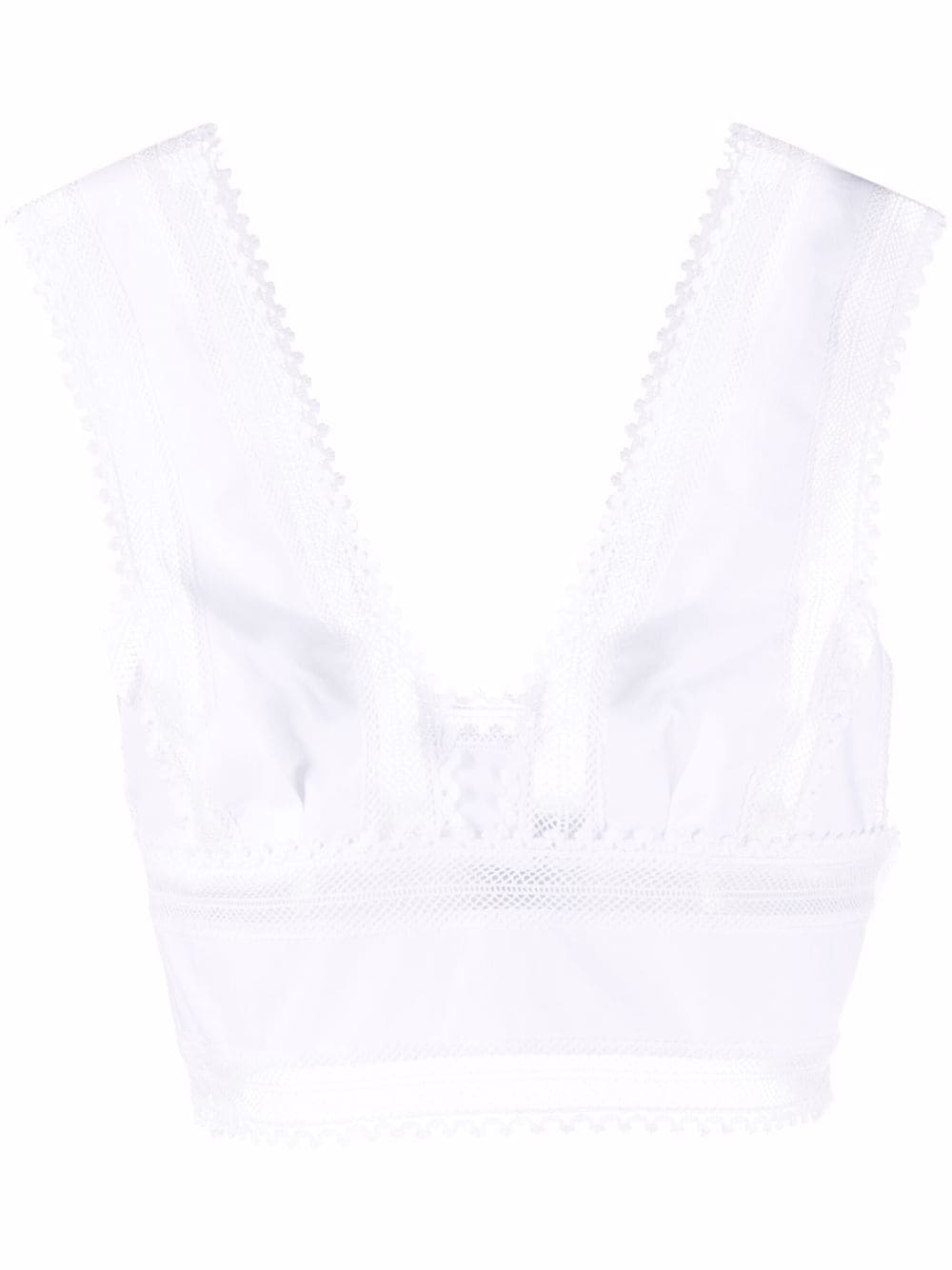 ALBERTA FERRETTI Alberta Ferretti Embroidered Cropped Top