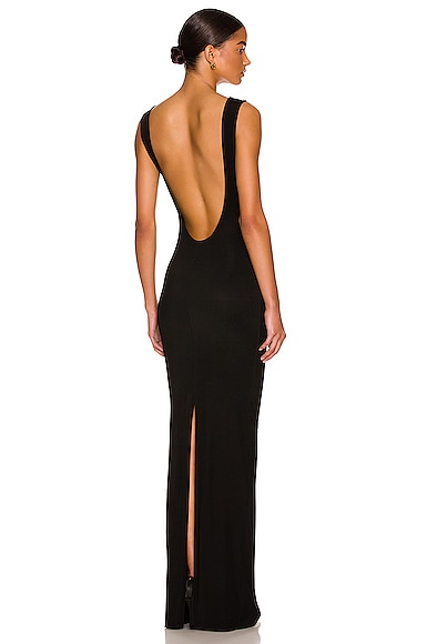 Tom Ford Sleeveless Open Back Gown - Black
