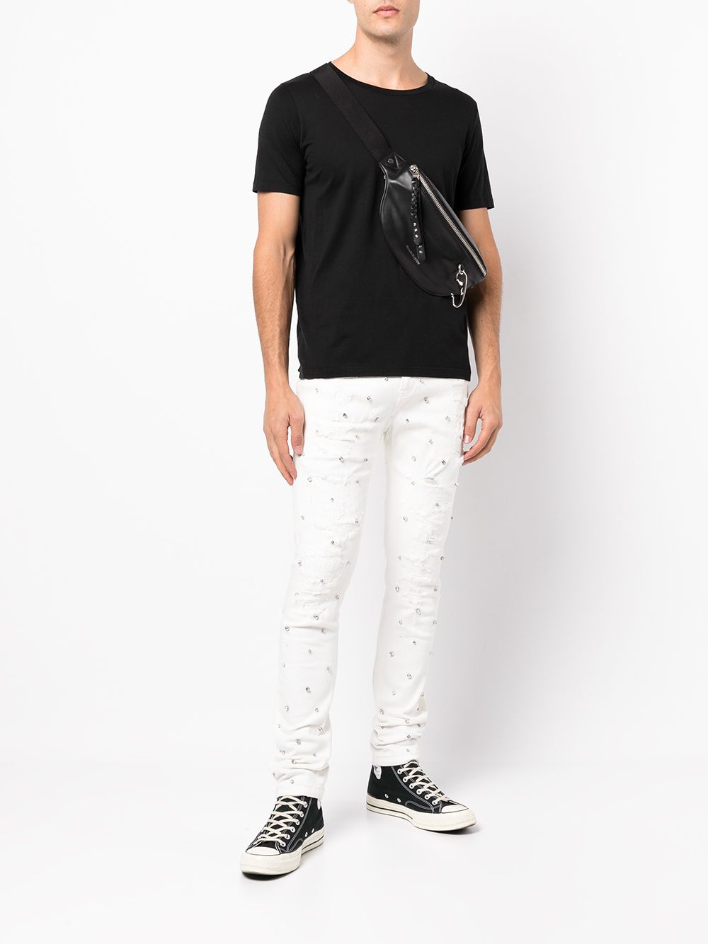GOD'S MASTERFUL CHILDREN God's Masterful Children Apocalypse Cubic Zirconia Jeans