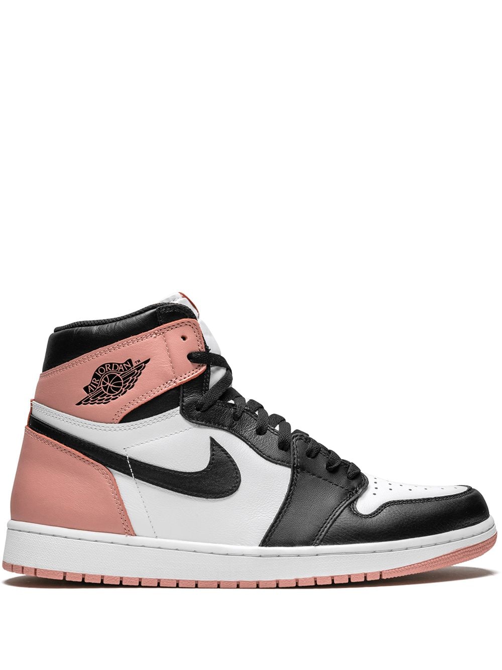 pink jordans retro 1