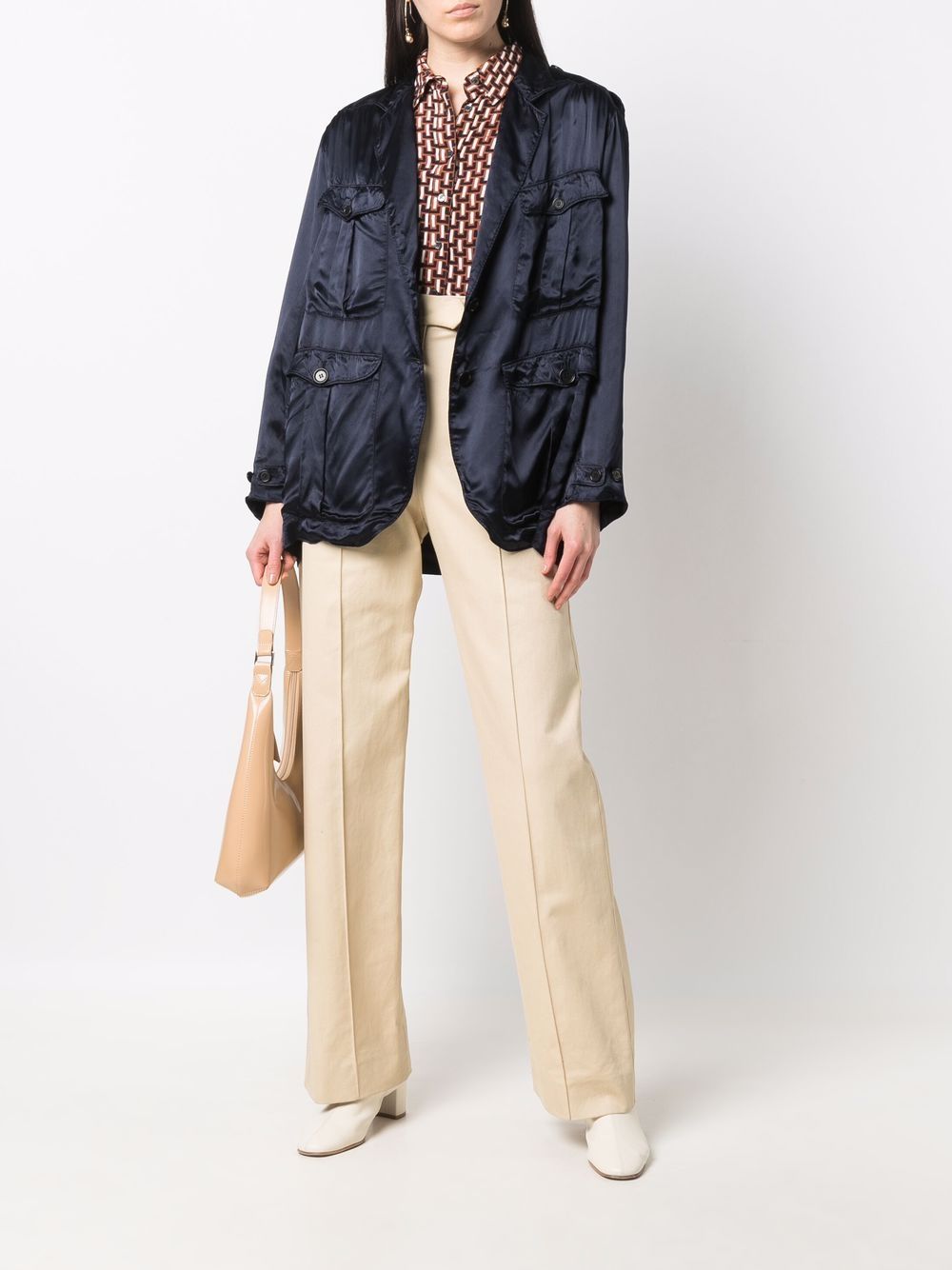 ASPESI ASPESI Single-Breasted Tailored Blazer