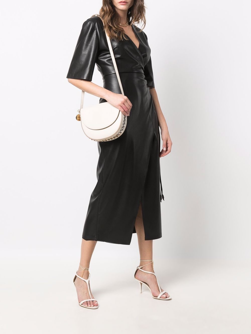 STELLA MCCARTNEY Stella McCartney Frayme Medium Flap Shoulder Bag