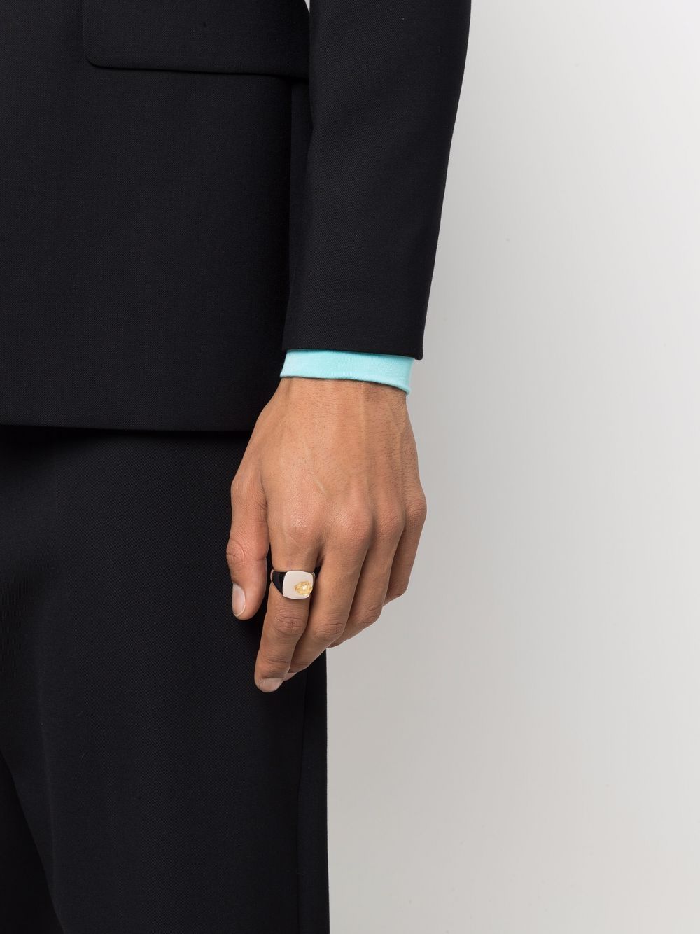 Tom Wood 14k Gold Diamond Ring - Silver | Editorialist