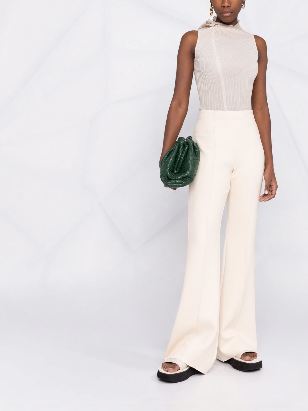 SALVATORE FERRAGAMO High-Waist Flared Trousers