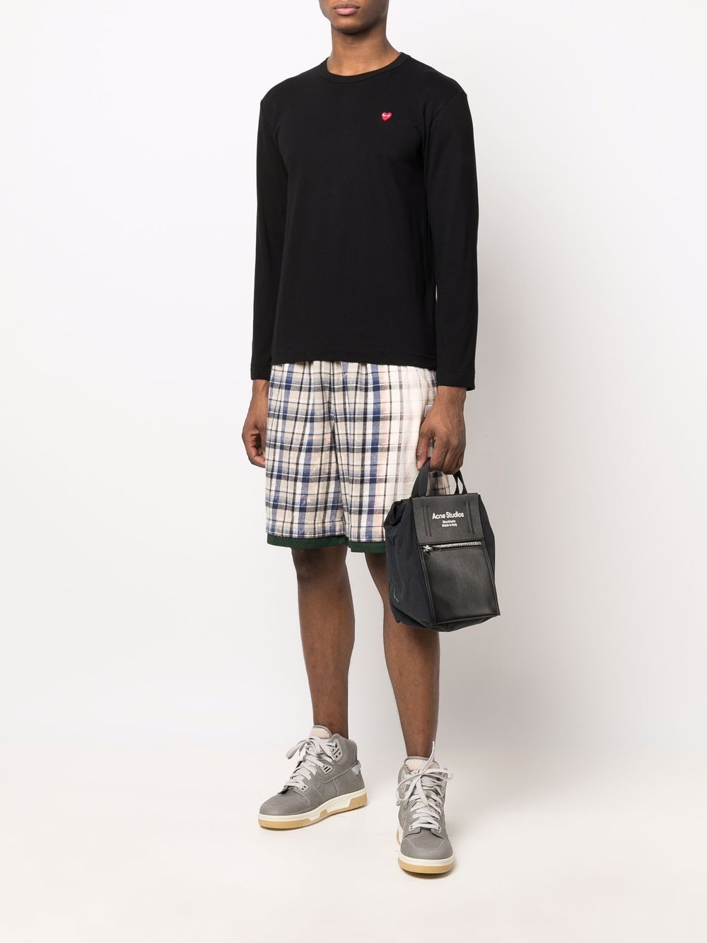 PLAY COMME DES GARCON logo-patch cotton t-shirt