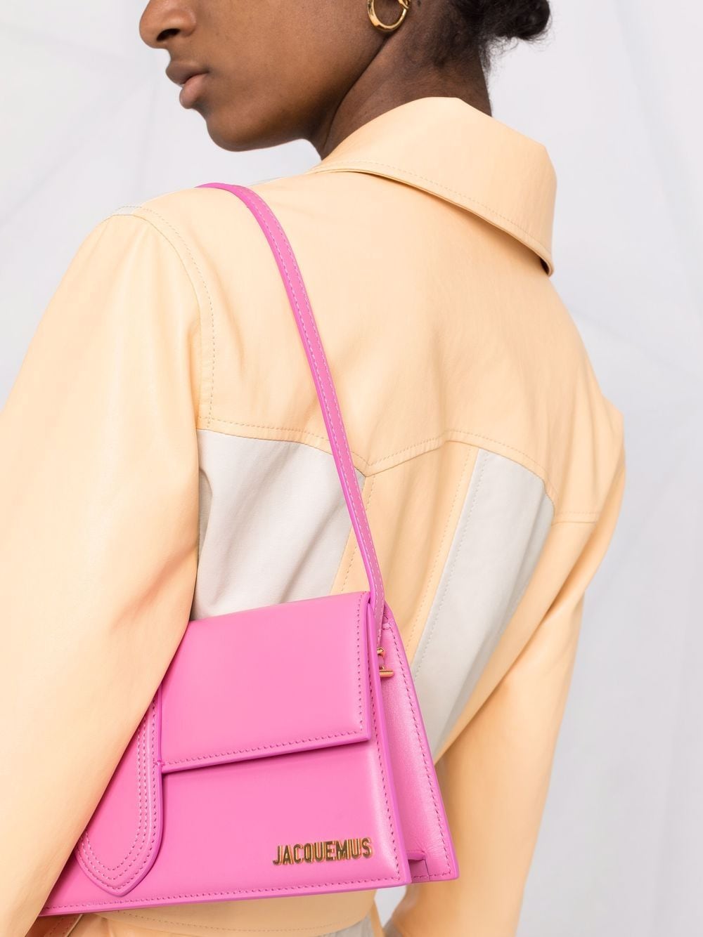 Jacquemus Le Bambino Long Shoulder Bag Pink Editorialist