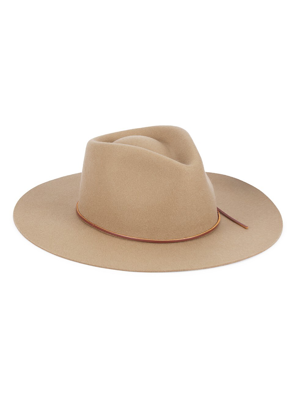 Rag & Bone Kacy Wool Fedora In Camel - 80% Off | Editorialist display picture 2