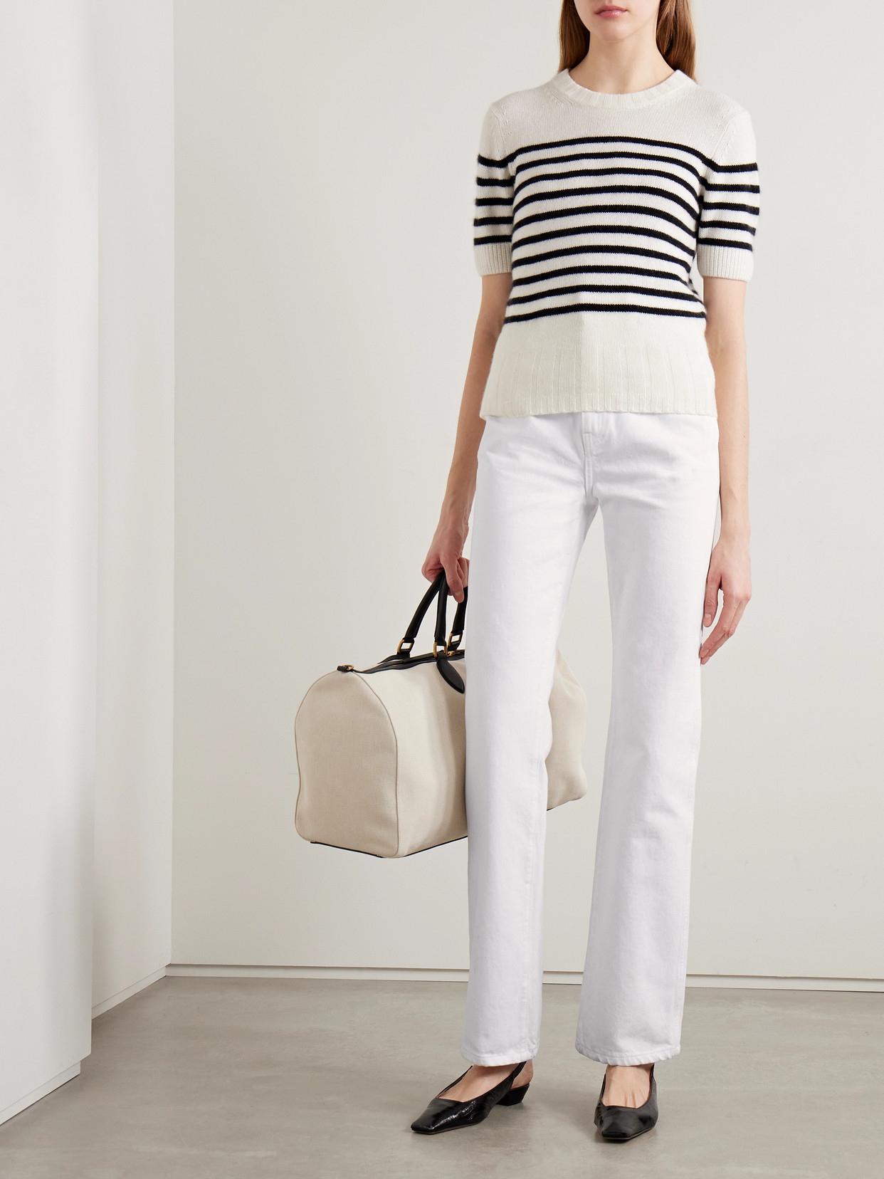KHAITE Danielle High-Rise Straight-Leg Jeans
