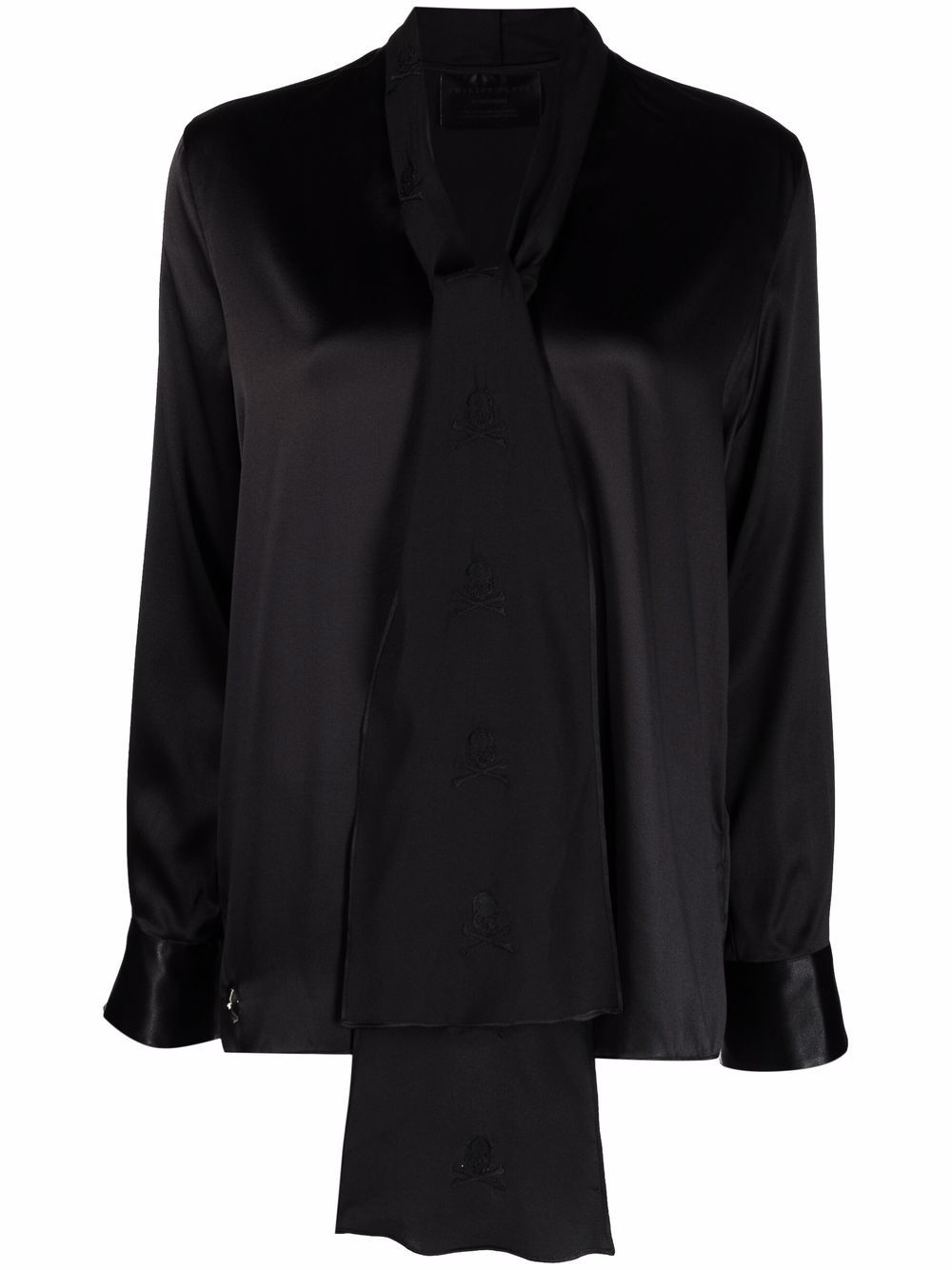 PHILIPP PLEIN Philipp Plein V-Neck Silk Blouse