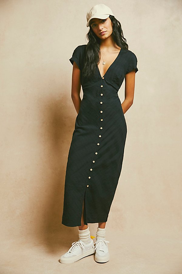 FREE PEOPLE Free People New In Town Midi Dress
