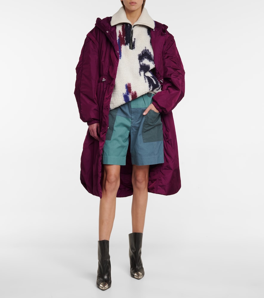 MARANT ETOILE Marant Etoile Kalerna Cotton and Linen Shorts