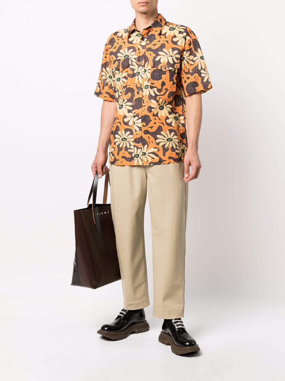 NANUSHKA floral print shirt