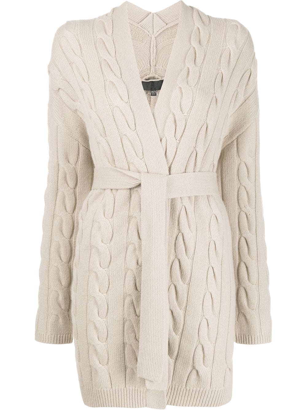 Belted knit cardigan Clearance