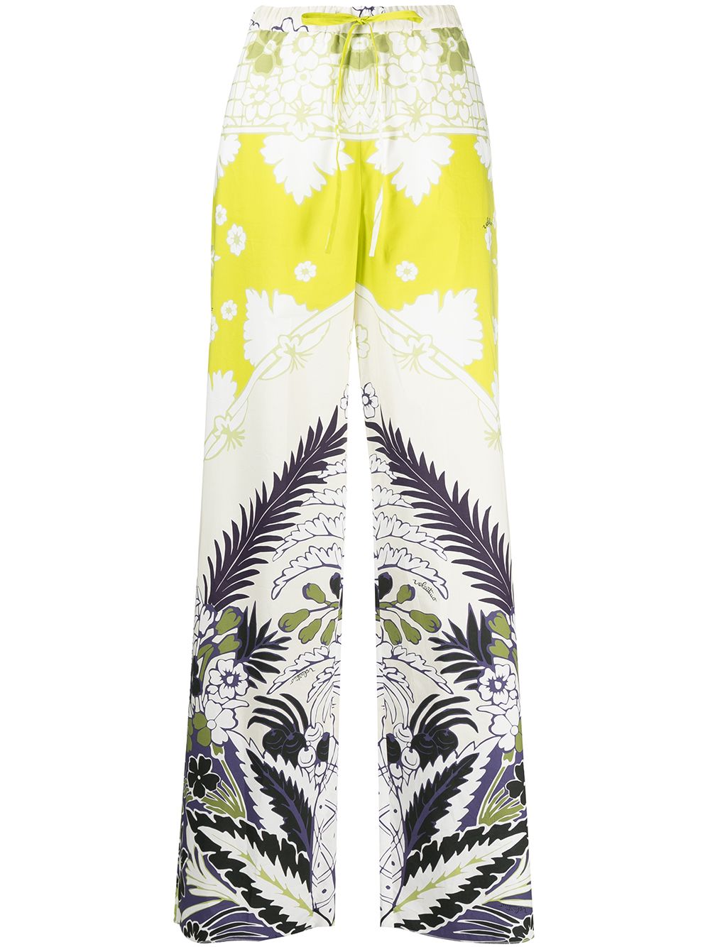 VALENTINO Valentino Garavani Floral-Print Trousers