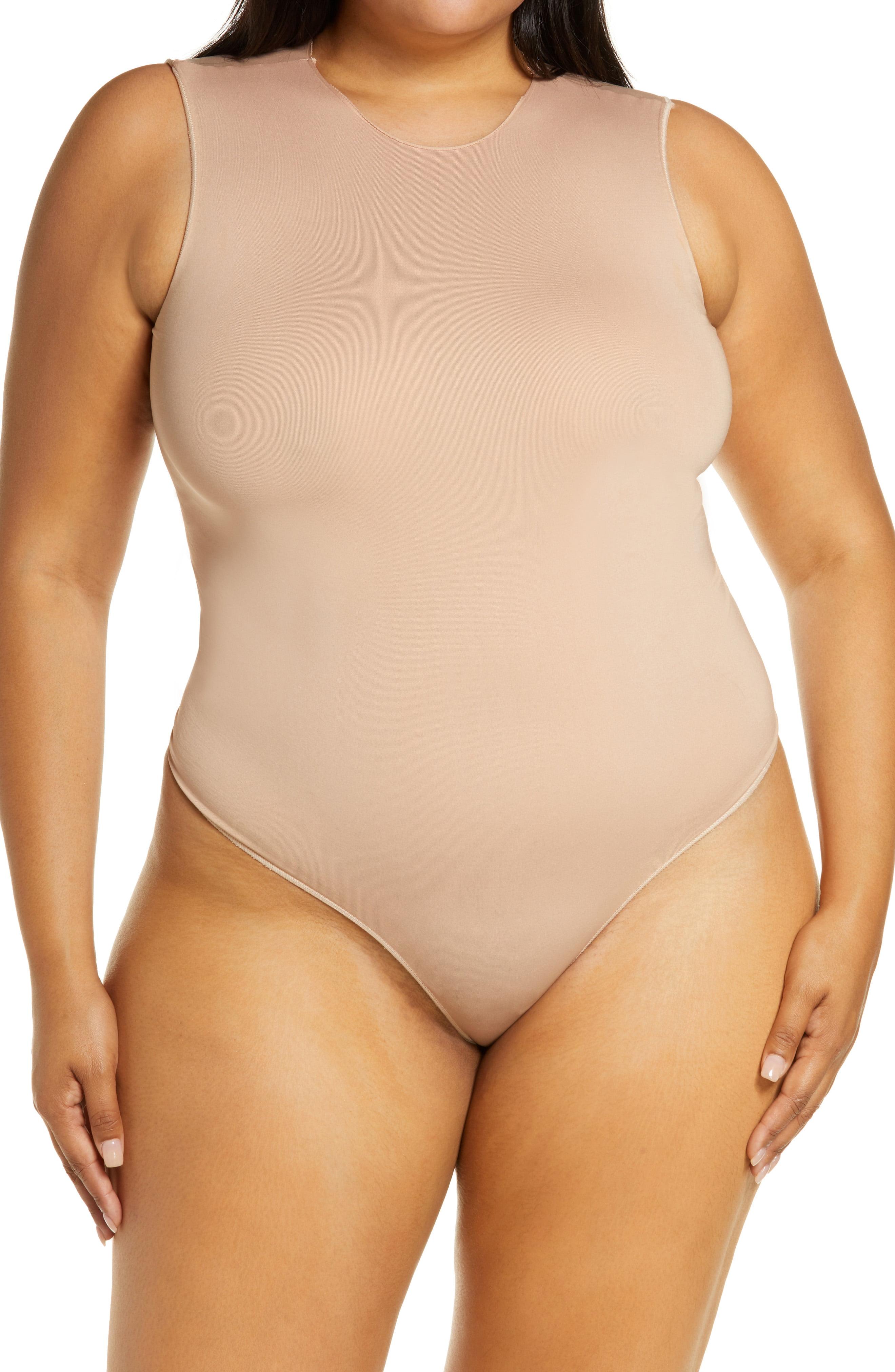 Plus Size Women's Skims Essential Crewneck Sleeveless Bodysuit