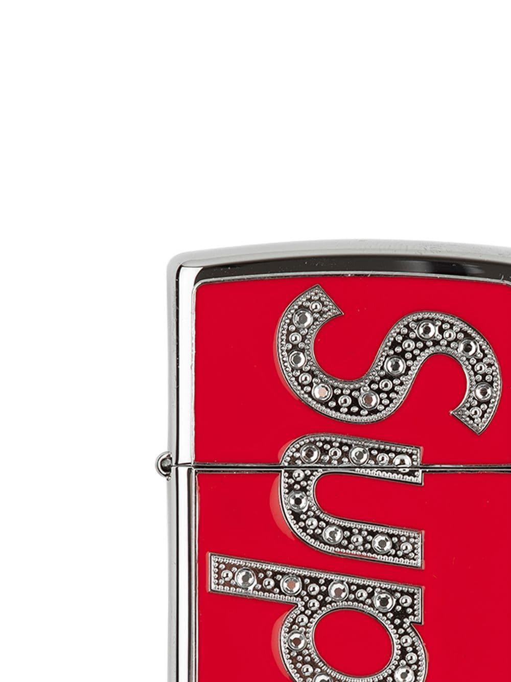 Supreme X Swarovski Zippo Lighter - Red | Editorialist