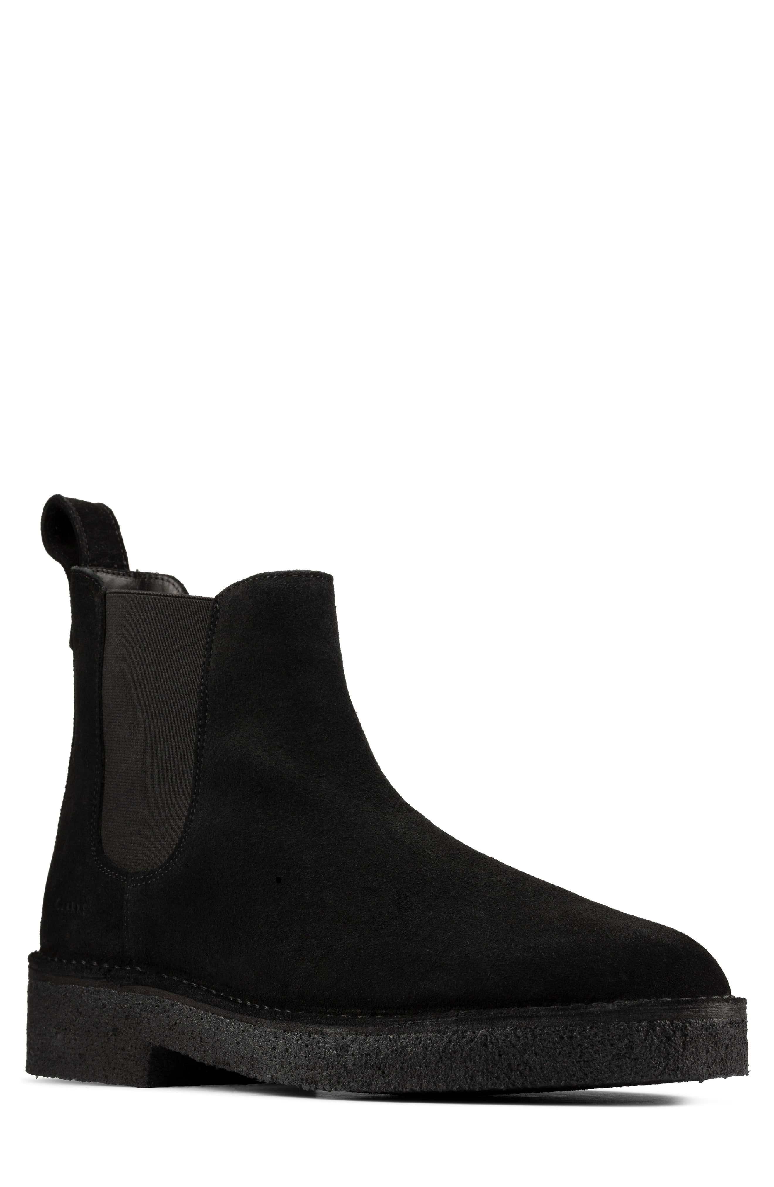Clarks Desert 221 Chelsea Boot - Black Suede | Editorialist display picture 3