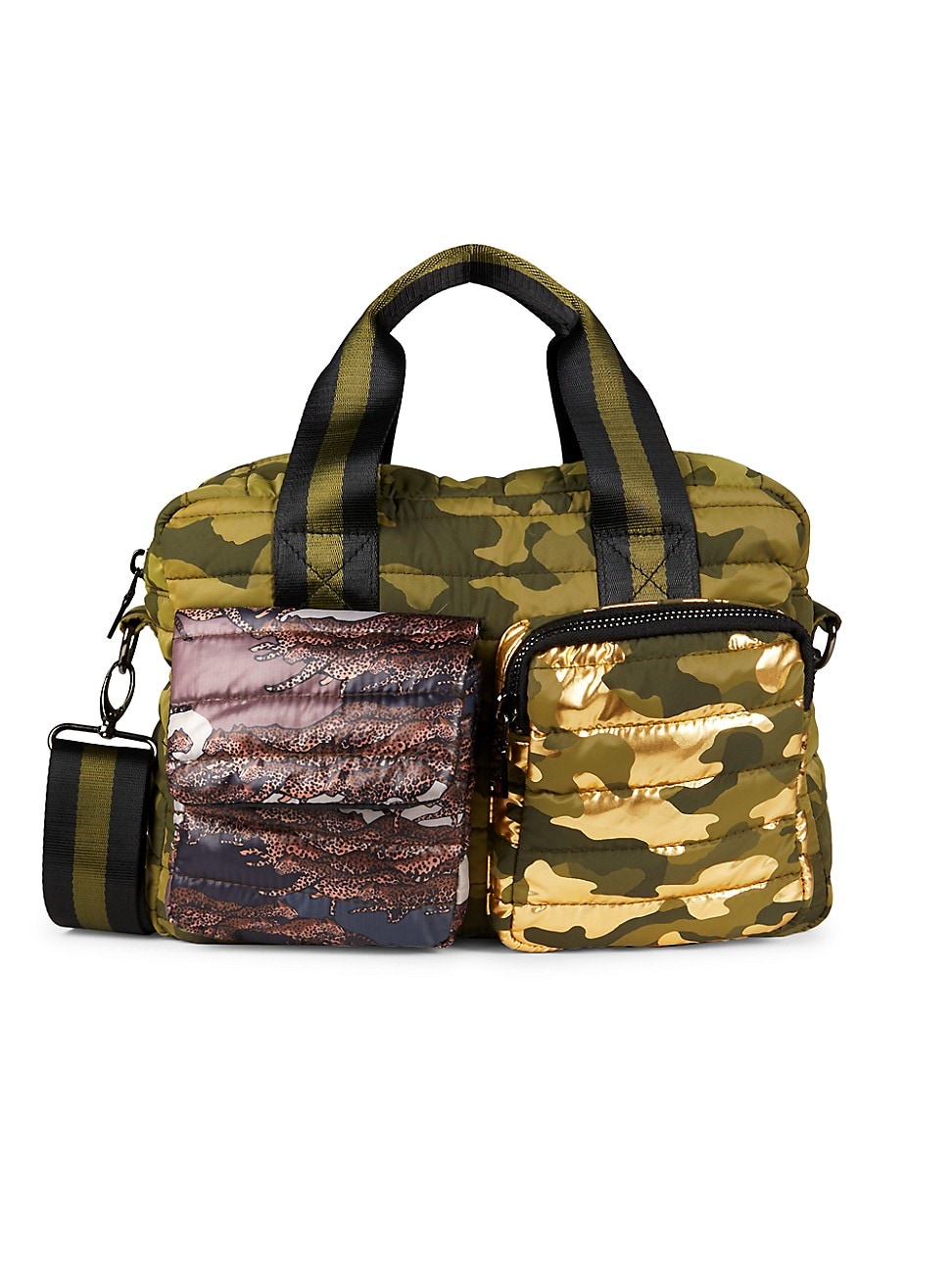 Think Royln Women's Diva DoubleZip Camo Camera Bag Olive Camo
