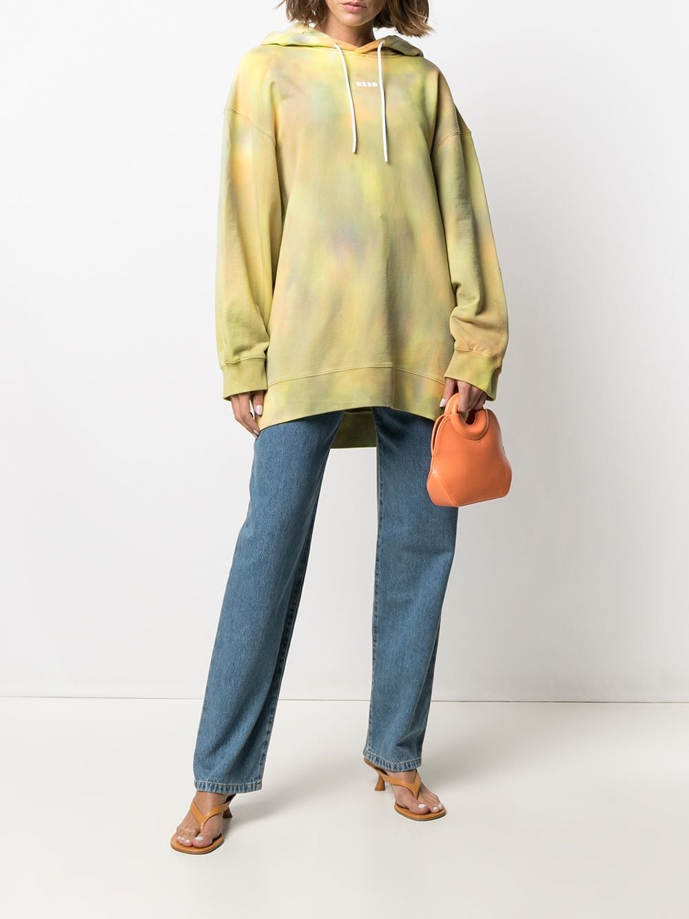 MSGM Straight-Leg Jeans with Pleat Detailing