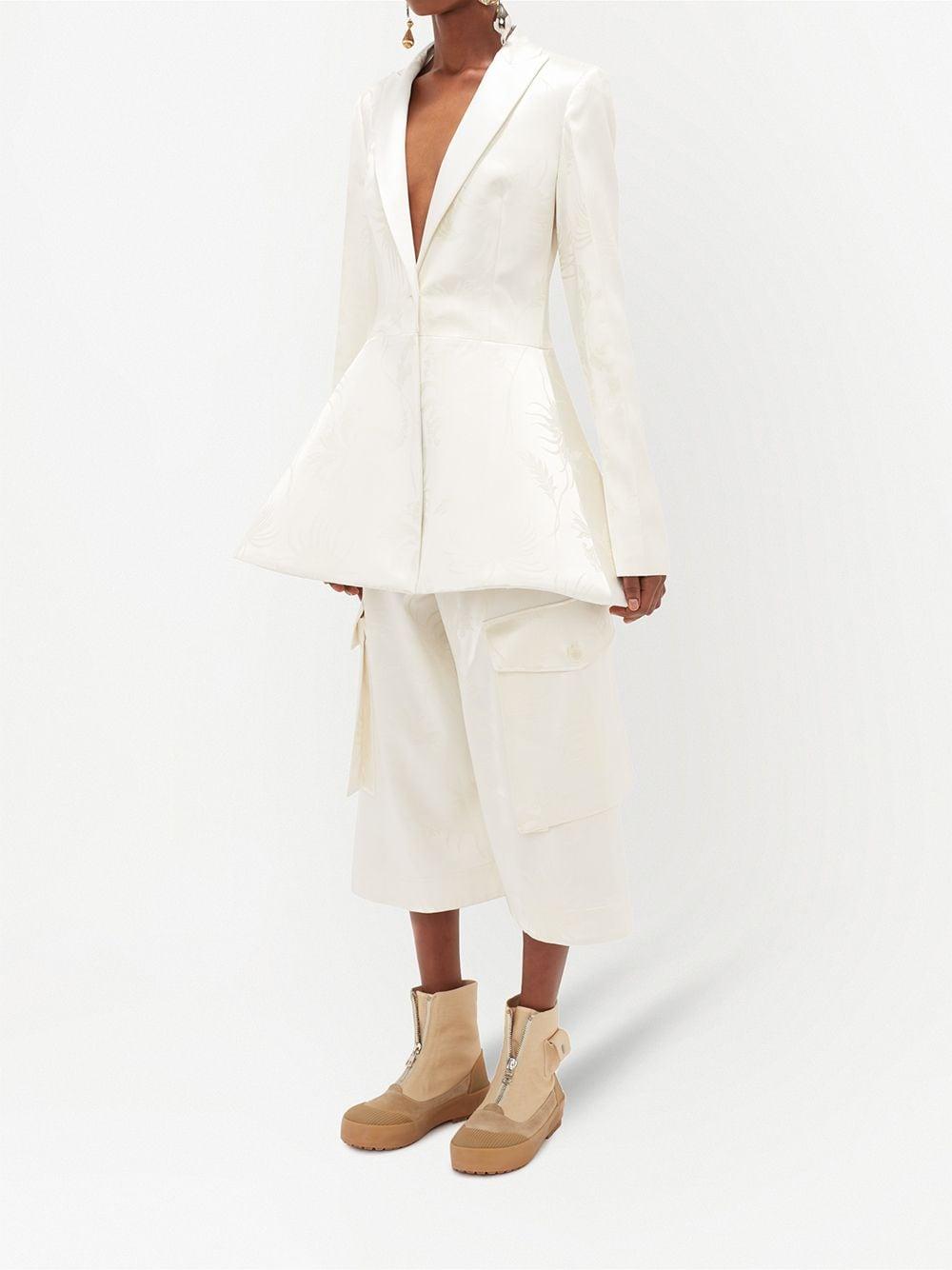 JW ANDERSON JW Anderson Cropped Floral Cargo Trousers