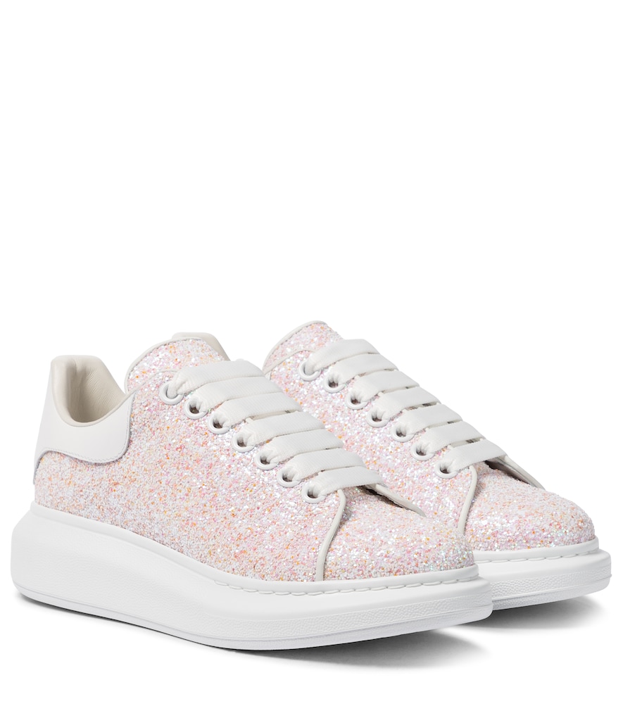 alexander mcqueen glitter sneakers
