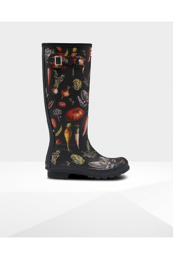 Hunter Peter Rabbit 2 Tall Rain Boots In Black - 30% Off | Editorialist