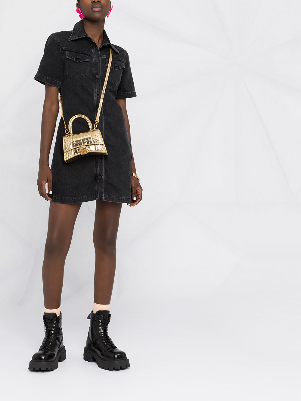 OFF-WHITE Off-White Denim Shirt Dress