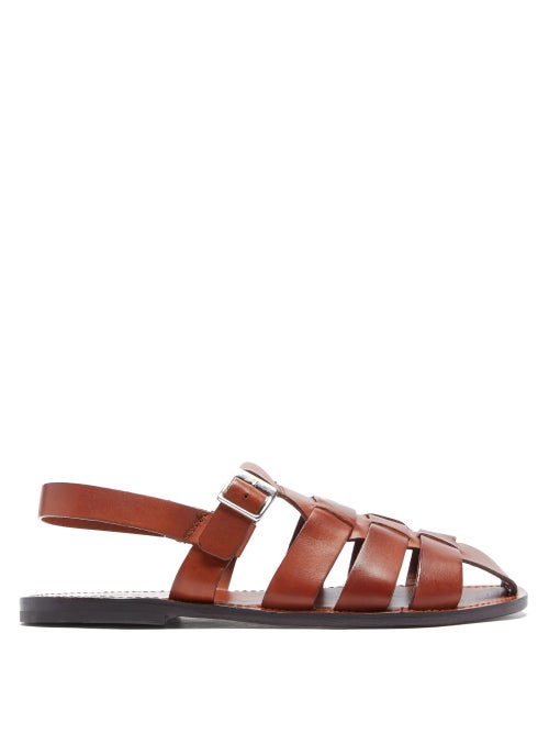 grenson leather sandals