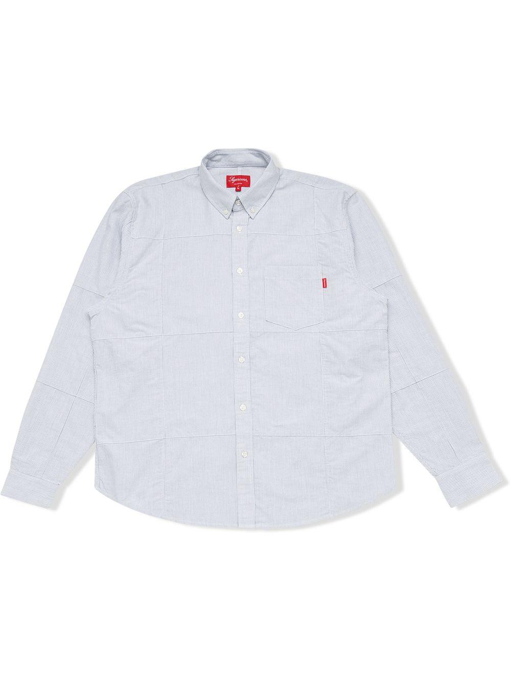 Supreme Patchwork Oxford Shirt - White | Editorialist