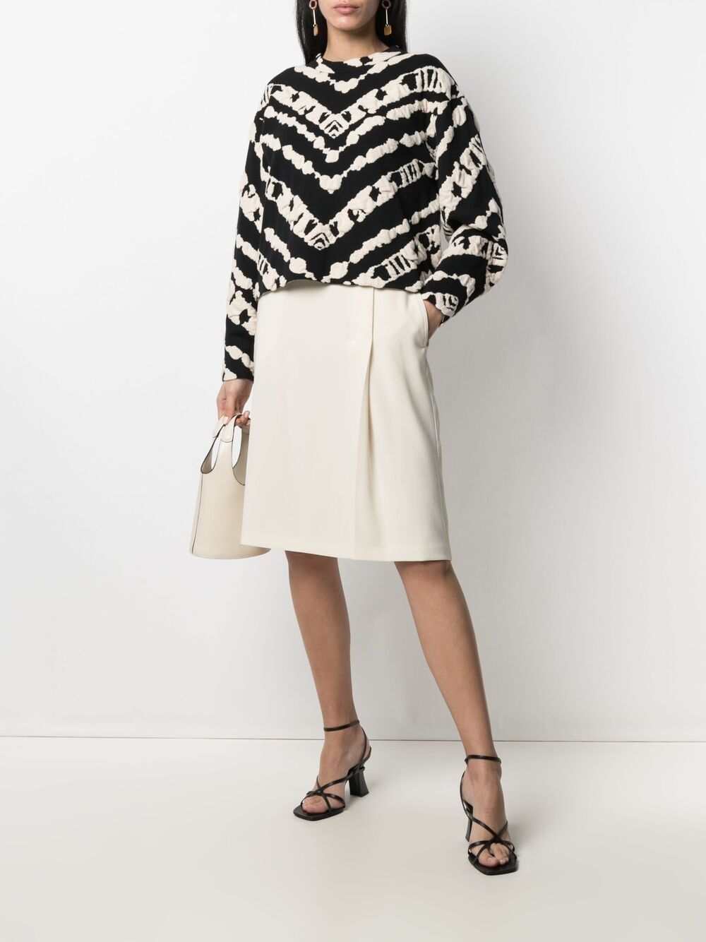 ASPESI ASPESI Wrap-Front Midi Skirt