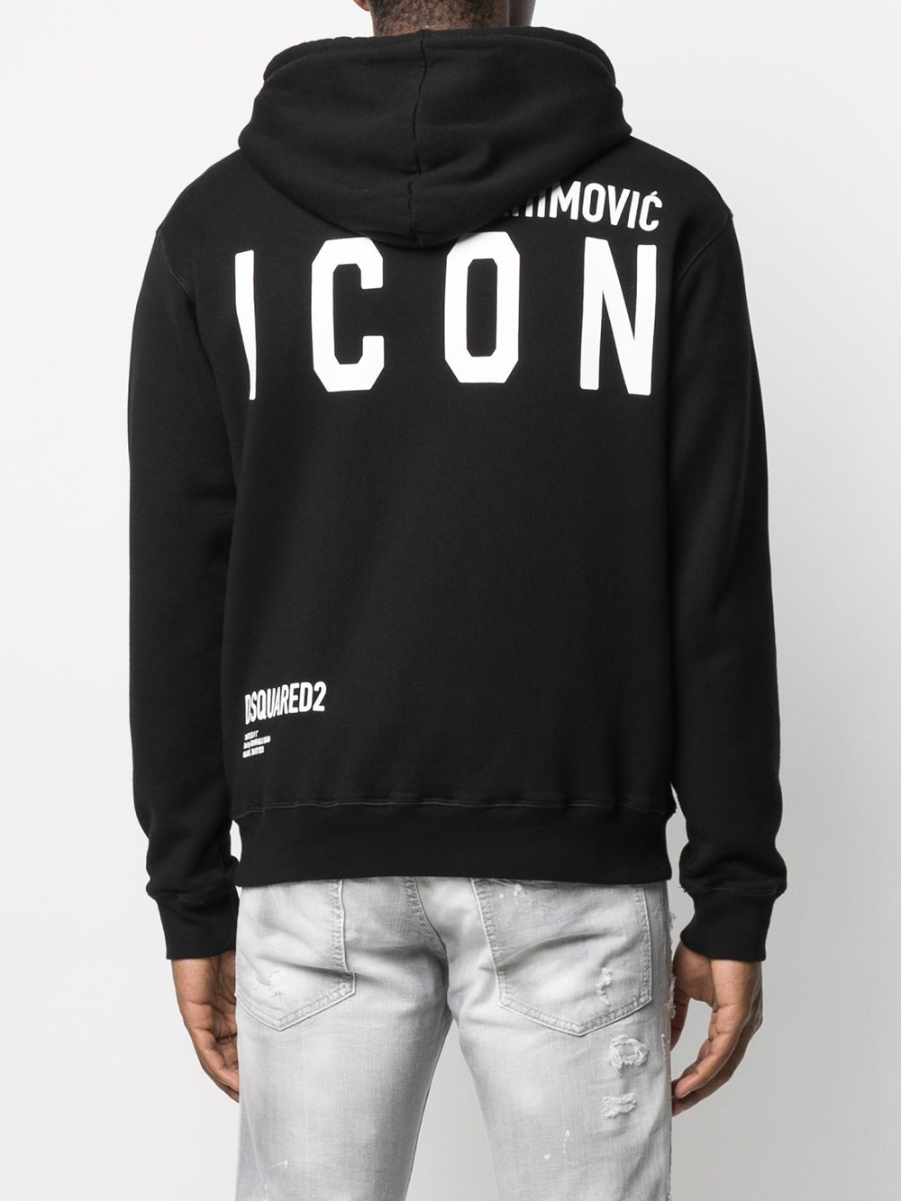 Dsquared2 X Ibrahimović Icon Change The Game Hoodie In Black - 62