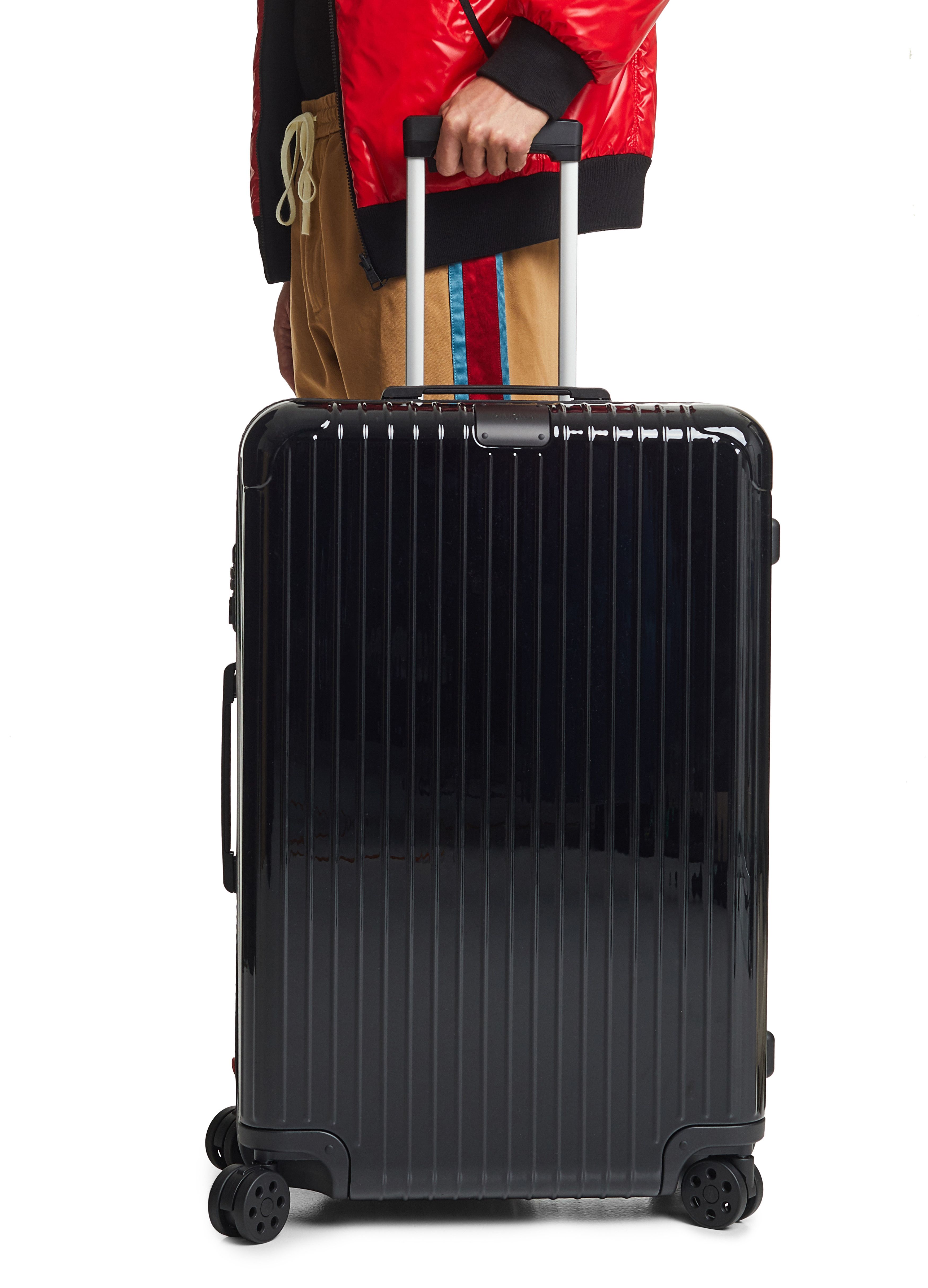 RIMOWA ESSENTIAL Check in L 　MATT BLACK Essential Check-In L Lightweight Suitcase | matte black | RIMOWA