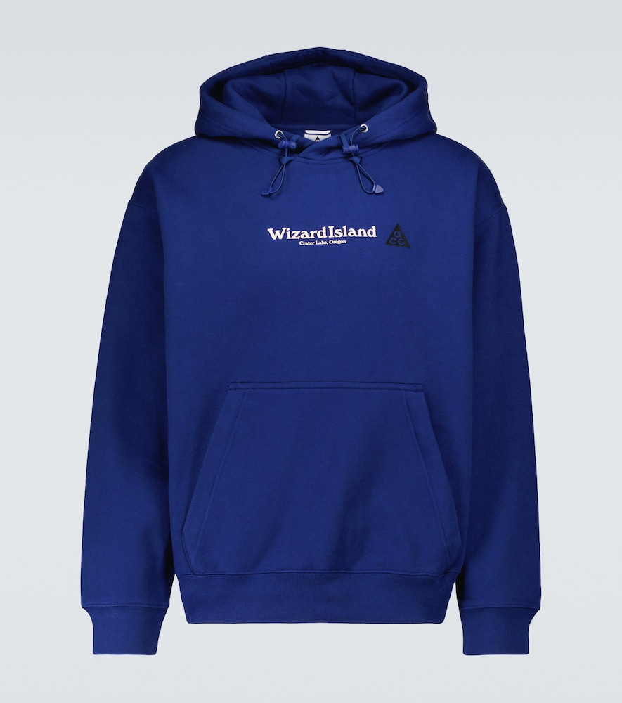 Nike Nrg Acg Wizard Hooded Sweatshirt In Blue 31% Off Editorialist