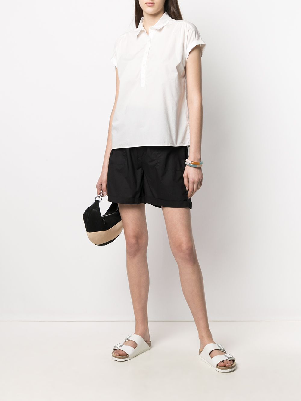WOOLRICH gathered-waist shorts