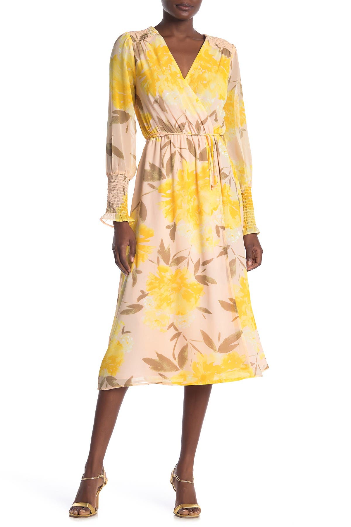 halogen wrap dress