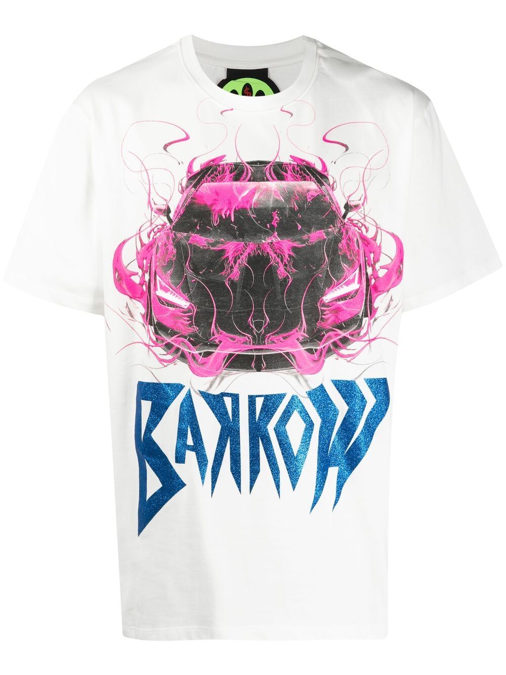 Barrow X Sfera Ebbasta Cotton T-Shirt In White - 22% Off 
