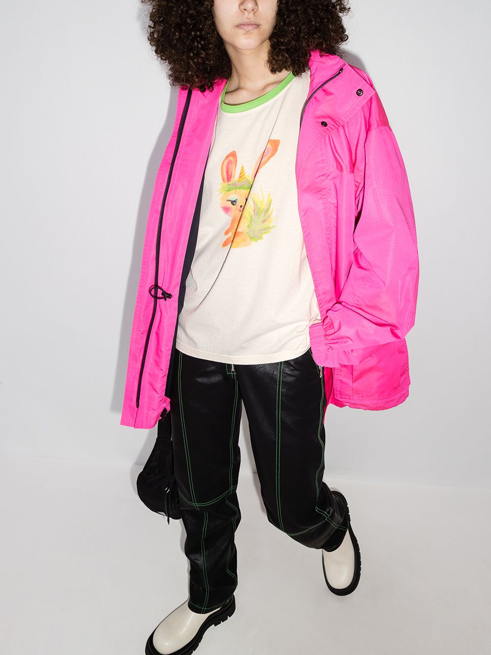 WE11DONE Bunny Graphic T-Shirt