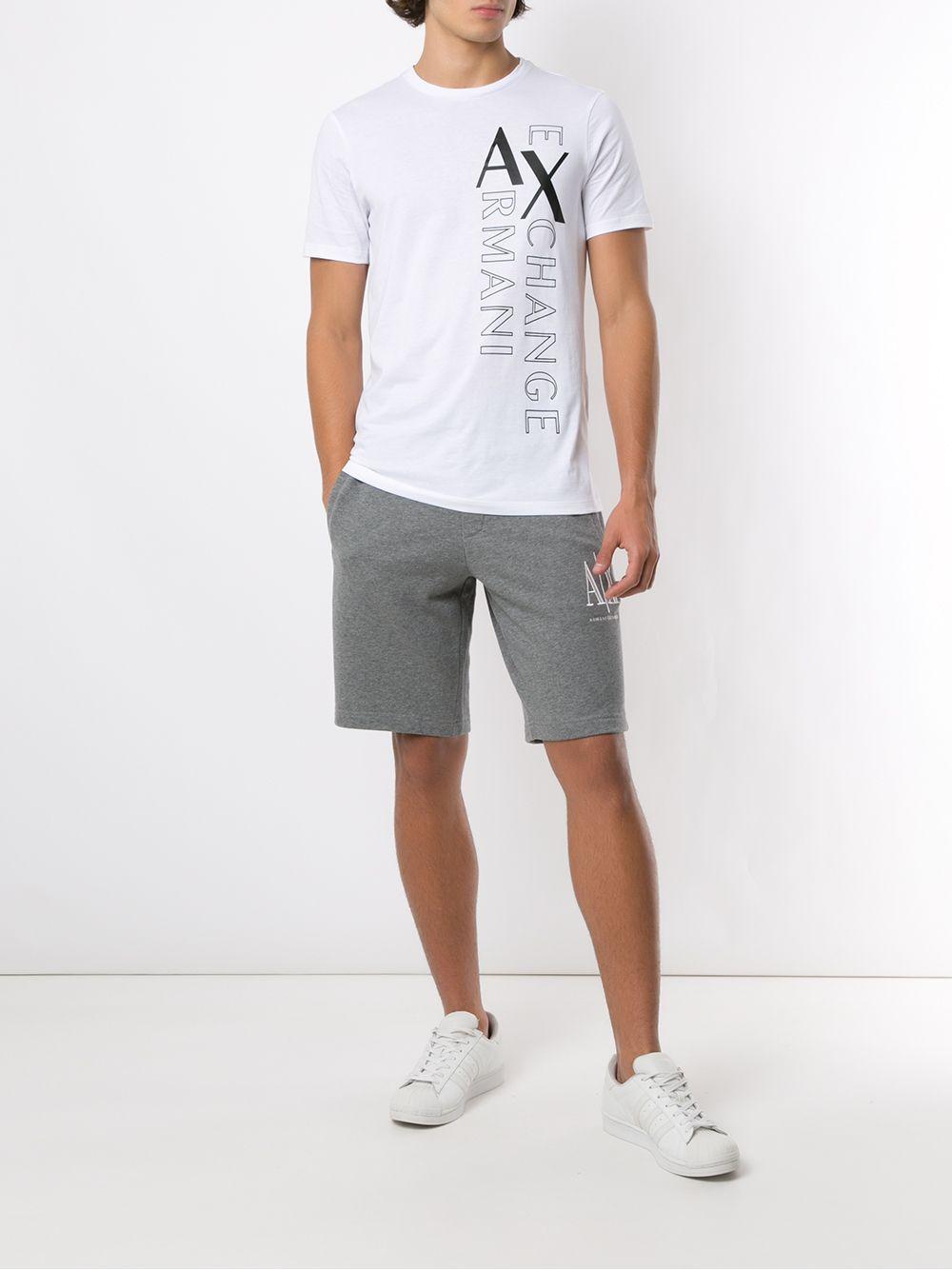 ARMANI EXCHANGE Logo-Embroidered Track Shorts