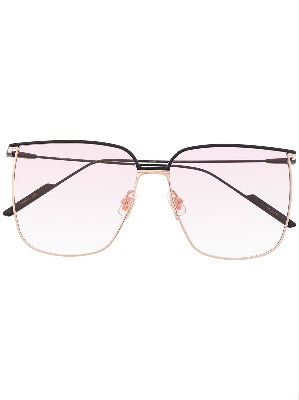 小物 GENTLE MONSTER High to Low Gentle Monster High To Low M02 Sunglasses - Pink | Editorialist