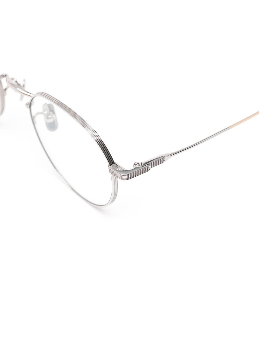 Gentle Monster Yona 02 Round-Frame Glasses - Silver | Editorialist