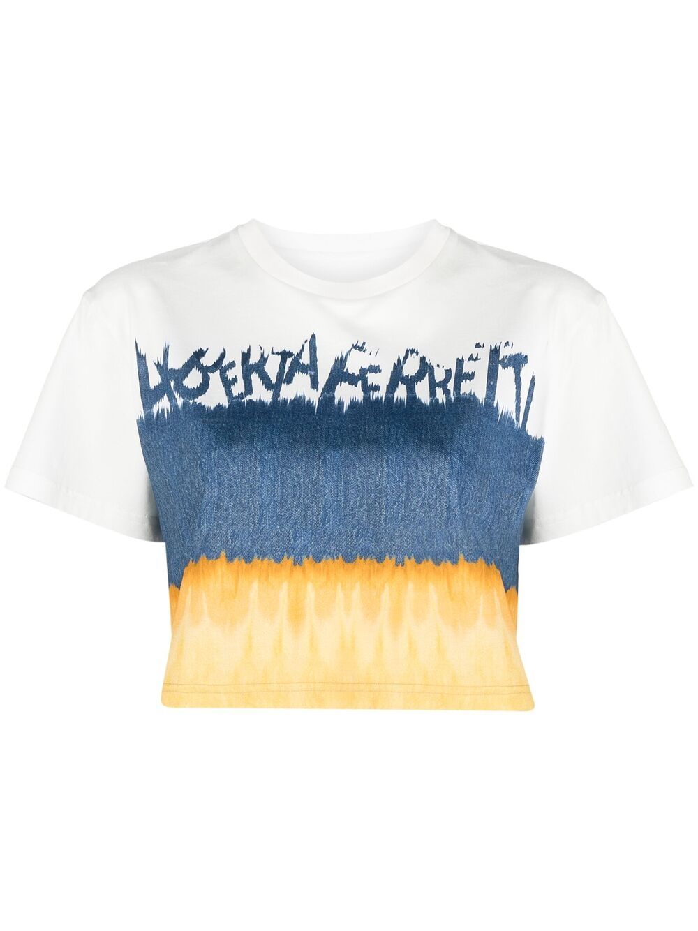 ALBERTA FERRETTI Tie-Dye Print Cotton T-Shirt